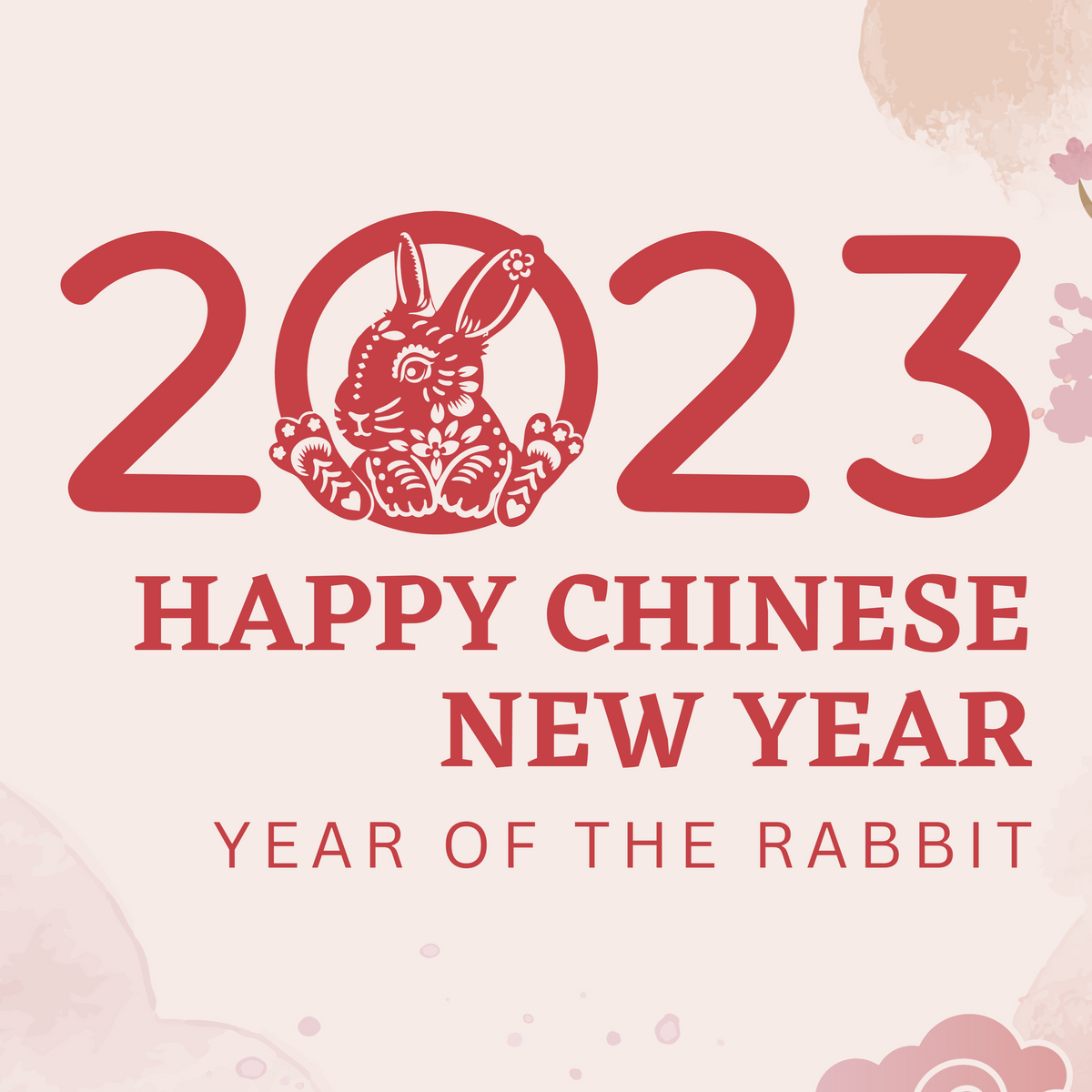 CELEBRATING CHINESE YEAR OF THE RABBIT