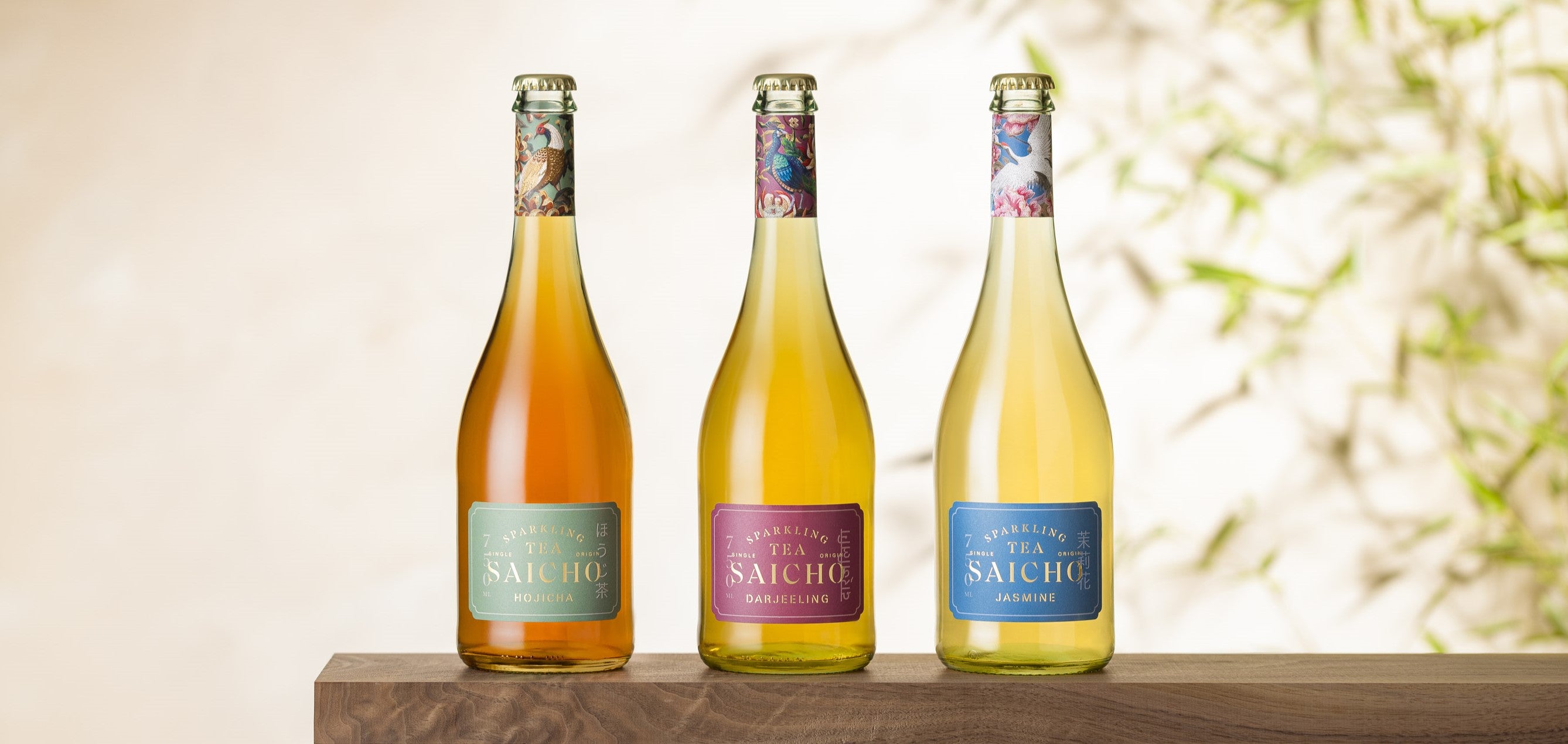 Non-Alcoholic Sparkling Cold Brew Tea | Saicho