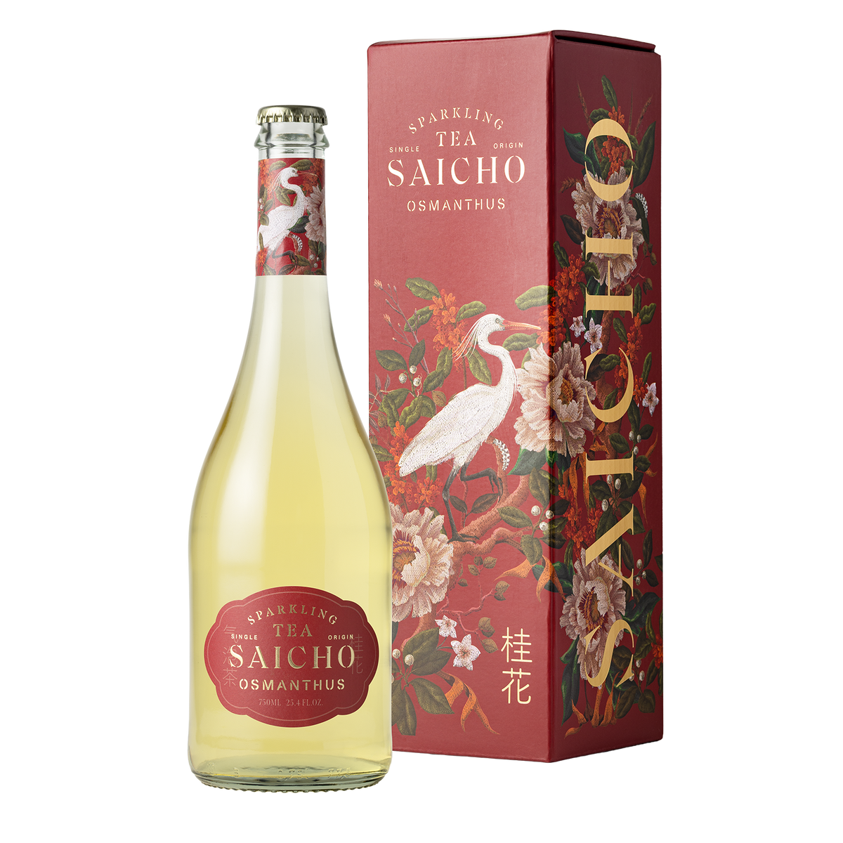 Saicho Sparkling Tea Osmanthus - 750ml